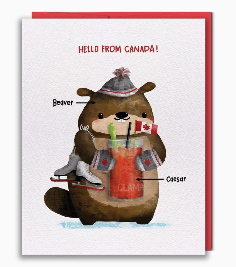 Beaver Caesar Card – Steeling Home