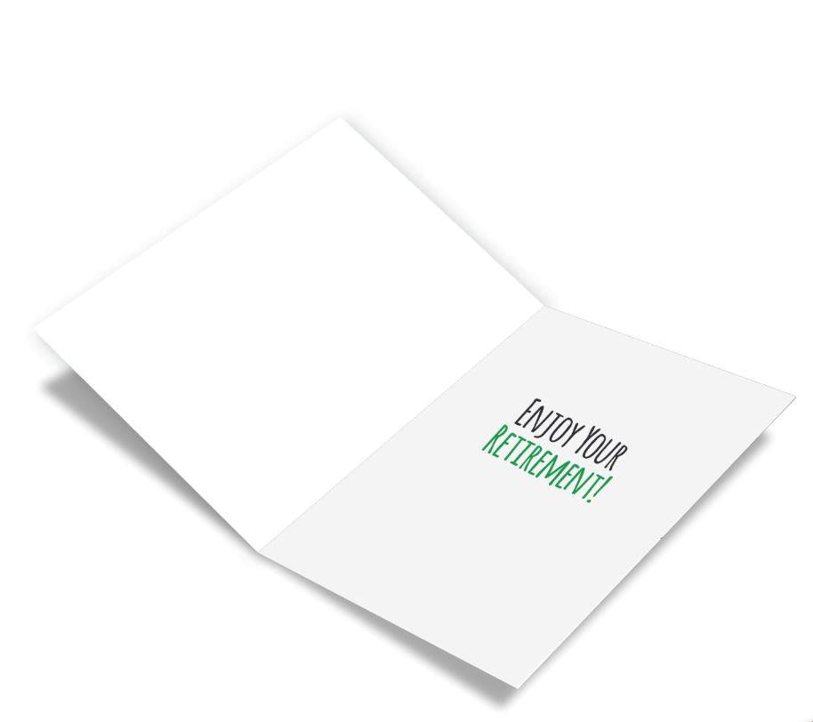 I'm So Jealous Retirement Card | Steeling Home