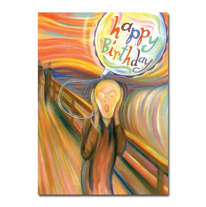 The Scream Birthday Card | Steeling Home