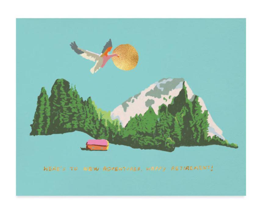 New Adventures, Happy Retirement Card – Steeling Home