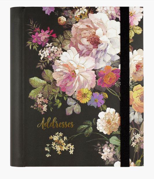 Midnight Floral Address Book – Steeling Home