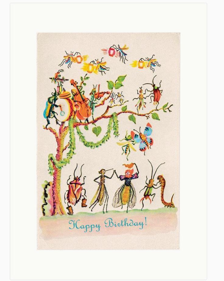 Insect Birthday Party Card – Steeling Home