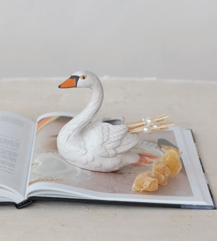 Swan Toothpick Holder – Steeling Home